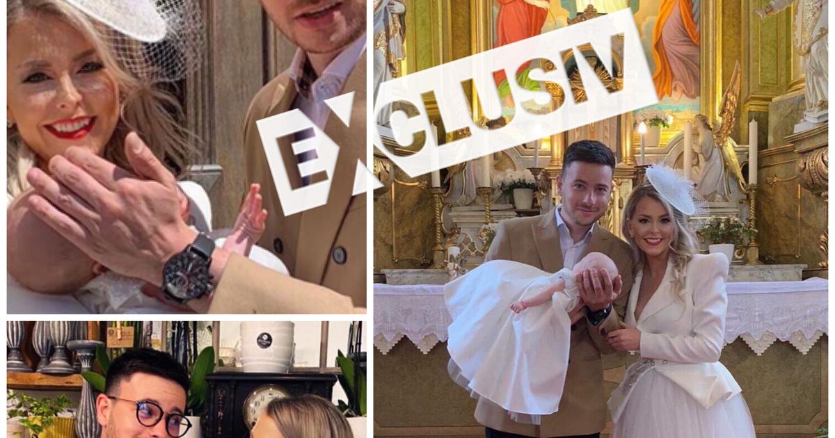 EXCLUSIV. Avem primele imagini de la botezul fetiței Dianei Pârvu și a lui Sergiu Negotiu Piloff ...