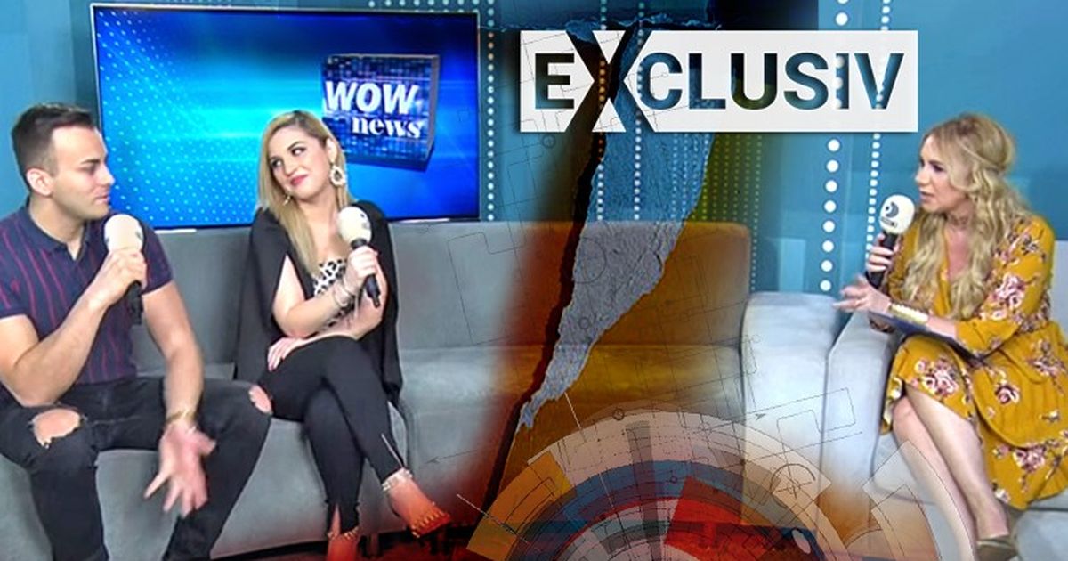 EXCLUSIV! David Andrei și iubita lui, în premieră, în platoul WOWbiz ...