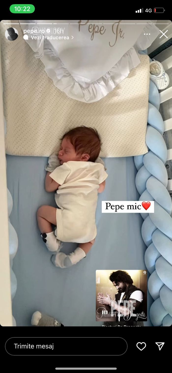 Pepe, imagine adorbailă cu fiul său, născut de doar câteva zile ...