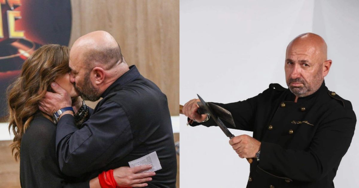 Cătălin Scărlătescu s-a ridicat de la masa juraților și a sărutat-o ...