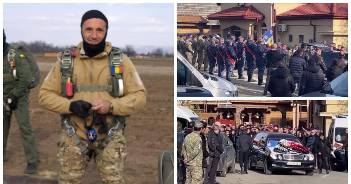 Militarul Florin Ștreangă a fost condus pe ultimul drum! Bărbatul s-a ...