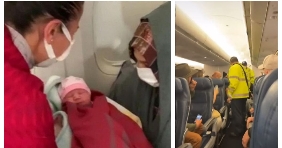 Tamara a născut în toaleta unui avion, fără să știe că e gravidă! Nu ...