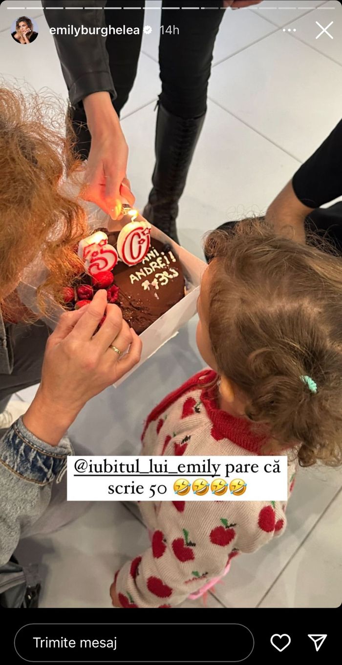 Emily Burghelea a pregătit o surpriză de ziua soțului ei, însă reacția ...