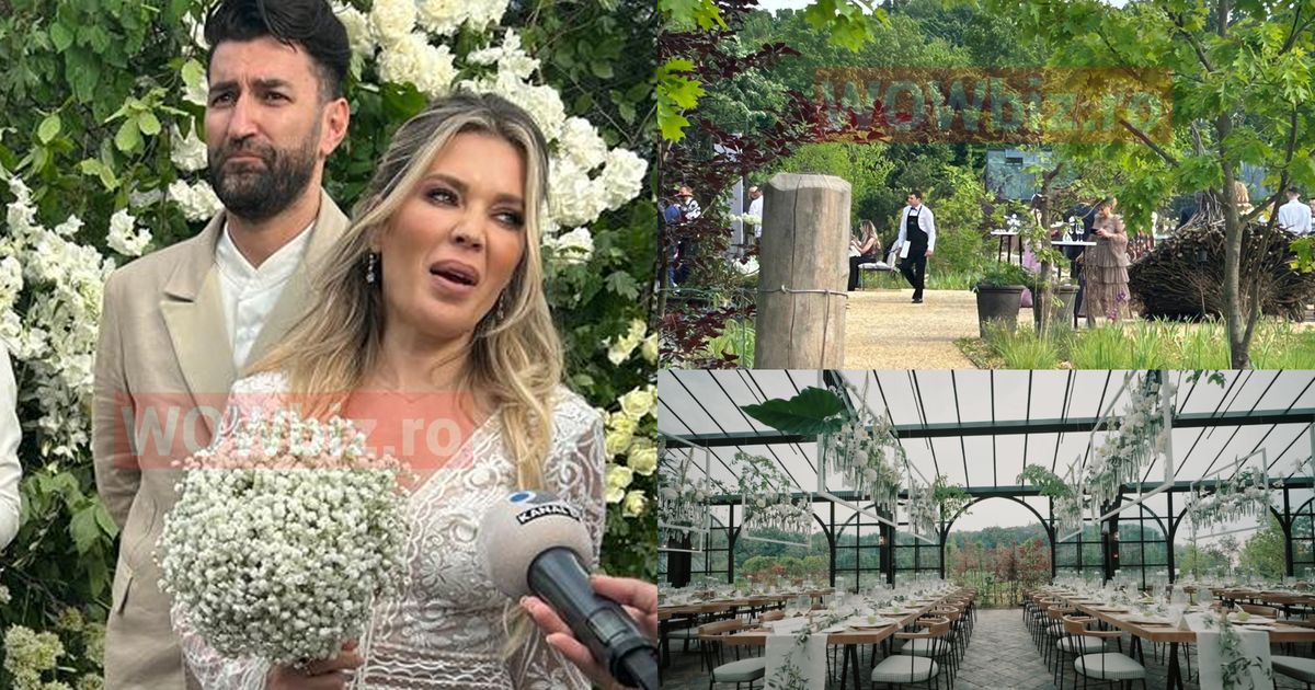 Gina Pistol și Smiley nu au știut că nunta lor va arăta așa! Au avut o ...