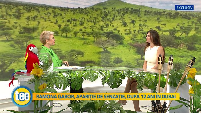După 12 ani de absență, Ramona Gabor a revenit în România si va oferi ...