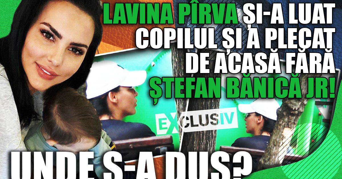 Lavinia Pîrva și fiul ei au ieșit la joacă fără Ștefan Bănică Jr ...