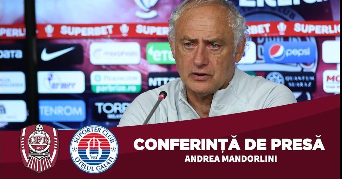 CFR Cluj se confruntă cu mari probleme! Tehnicianul Andrea Mandorlini a ...