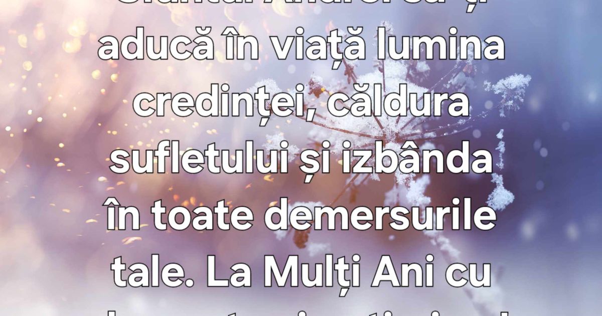 TOP 10 Felicitări de Sfântul Andrei, care este sărbătorit pe 30 ...