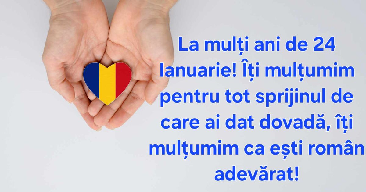 Urări speciale de Mica Unire 2024. Mesaje patriotice la Unirea Principatelor Române - WOWBiz