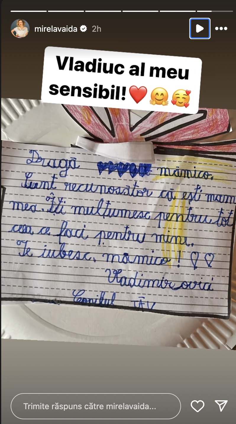 „Să ne faci mâncare cu talent” Mirela Vaida, copleșită de scrisorile pe care le-a primit din ...