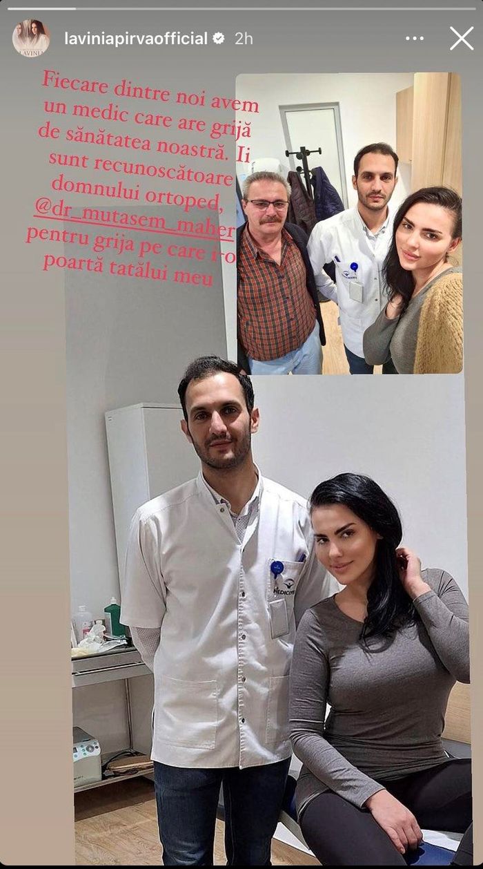 Lavinia Pîrva a ajuns cu tatăl ei la medic! Partenera lui Ștefan Bănică ...