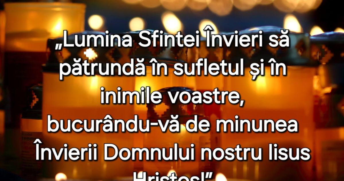 Mesaje de Paște 2024: Cele mai frumoase urări și poze cu text pe care ...