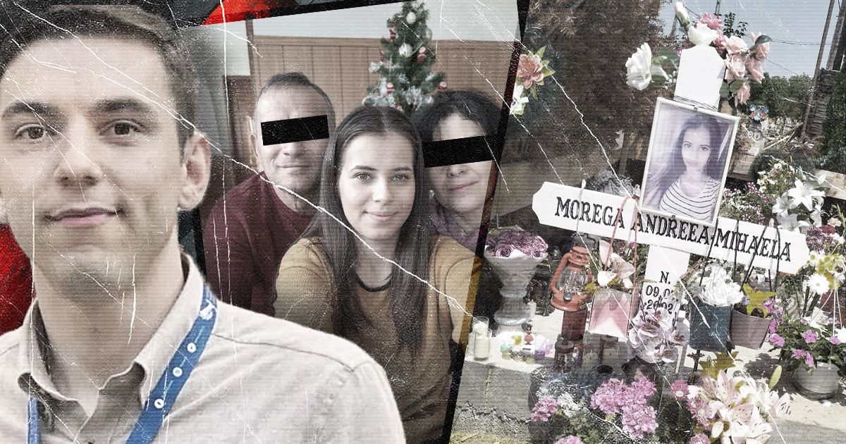 Imagini sfâșietoare de la mormântul Andreei Morega, studenta la ...