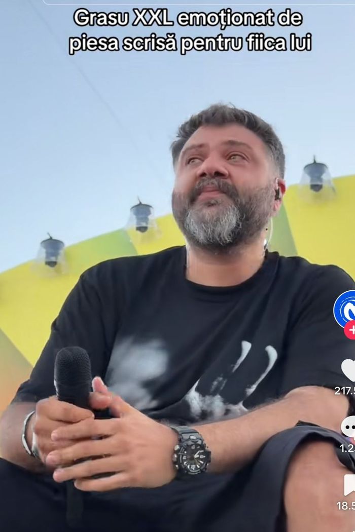 Grasu XXL, în lacrimi în fața publicului de la Neversea! Artistul nici ...