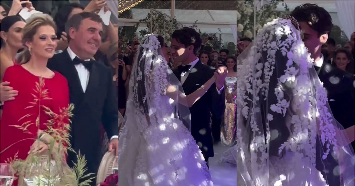 Ianis și Elena Hagi, momente magice în ziua nunții: Dansul mirilor a ...