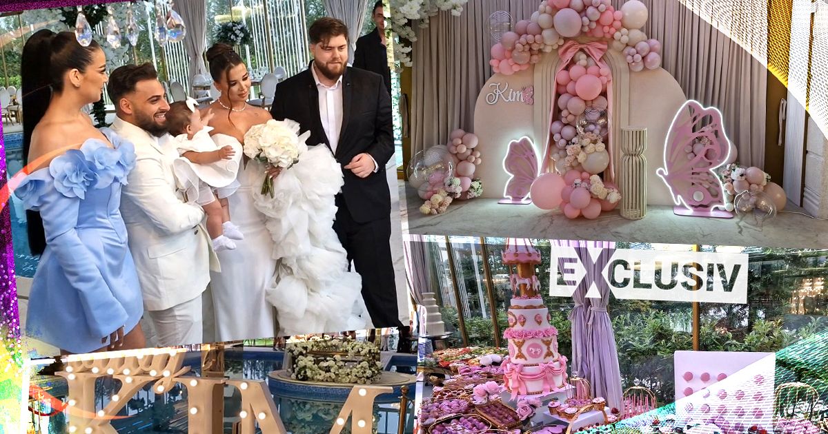 Nimeni nu a avut ce au avut ei la petrecerea de botez! Robert Lele și Andra Volos, lux și ...