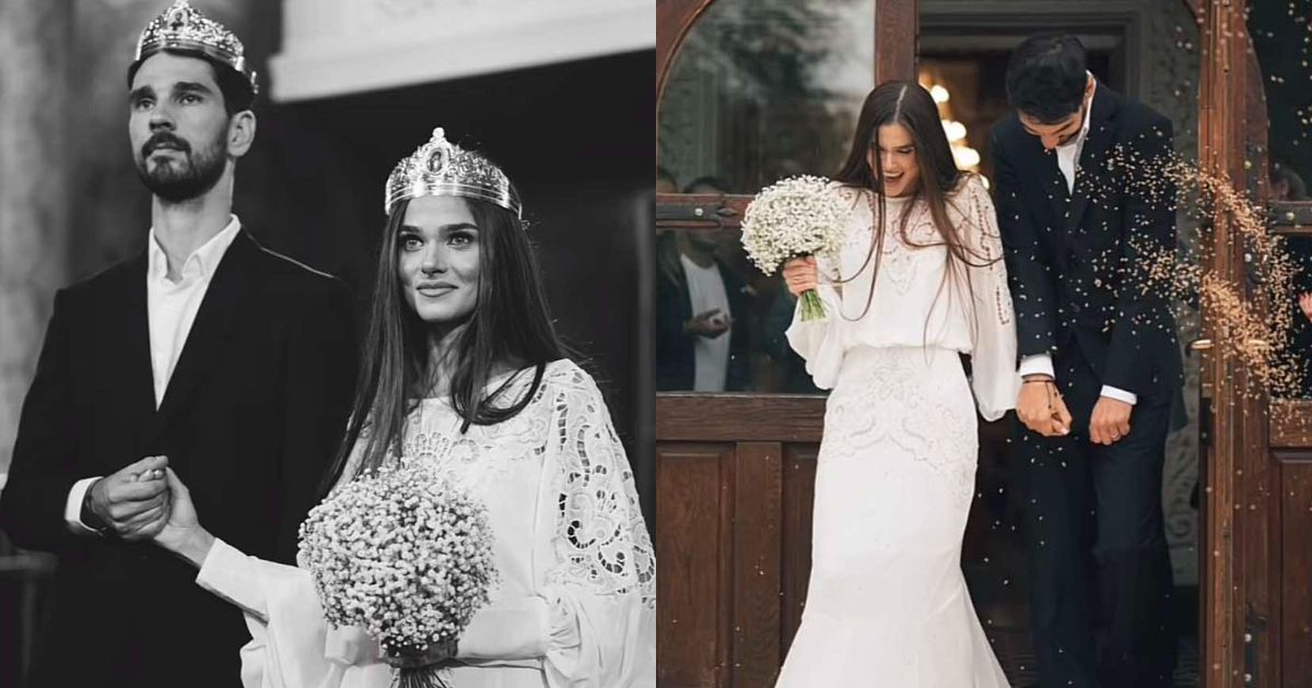 Primele imagini de la nunta lui Theo Rose și a lui Anghel Damian. Cum a arătat artista în ziua ...