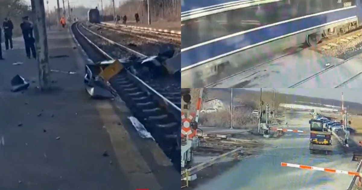 Un teribil accident feroviar s-a produs lângă București! Un tren plin ...