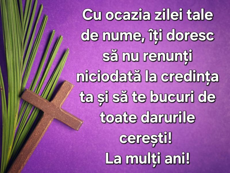 Mesaje creștine de Florii 2025: „La mulți ani, Flori, Florina ...