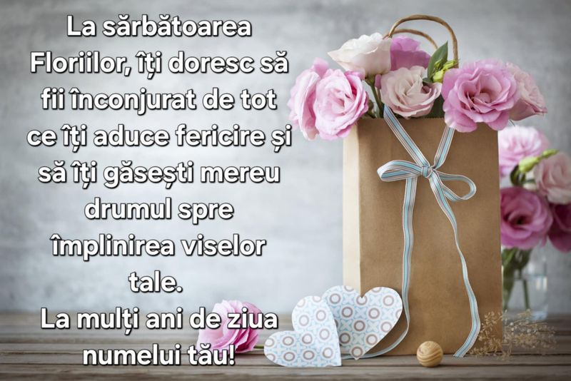 Felicitări de Florii 2025. Poze cu text, mesaje și urări pentru ...