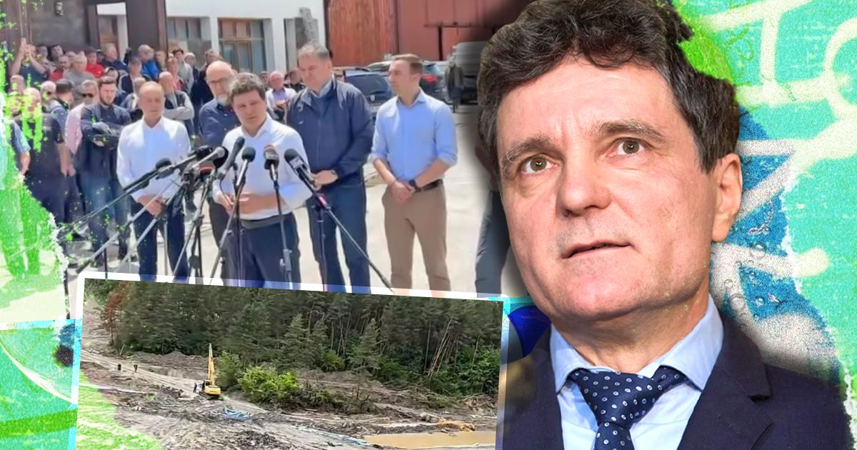 Nicușor Dan a ajuns la Salina Praid, aflată în pericol de prăbușire ...