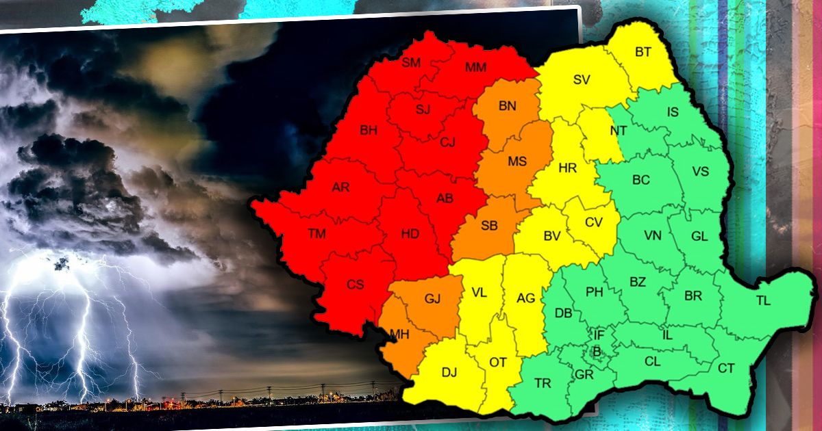După caniculă, vremea rea face ravagii în țară! Meteorologii ANM anunță ...