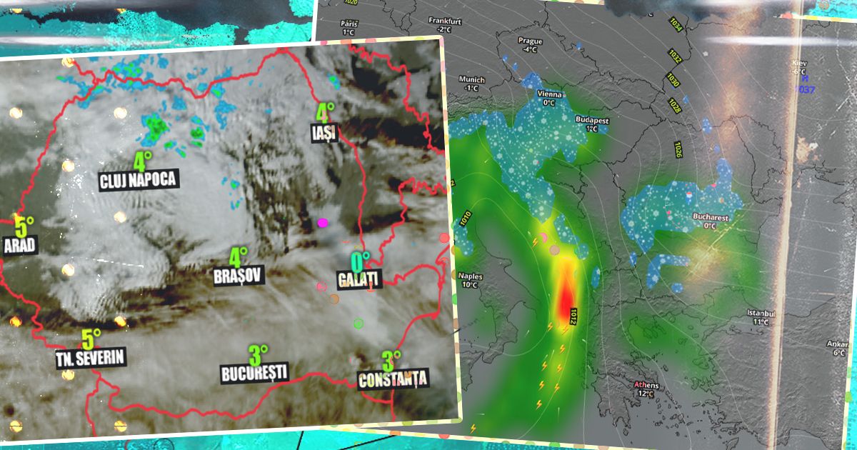 Fenomen straniu peste România înainte de Crăciun! Meteorologii ANM spun ...