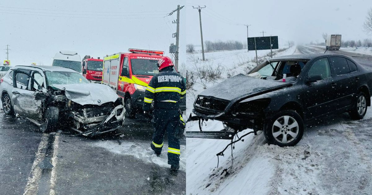 Accident violent în Giurgiu! Două femei au ajuns de urgență la spital ...