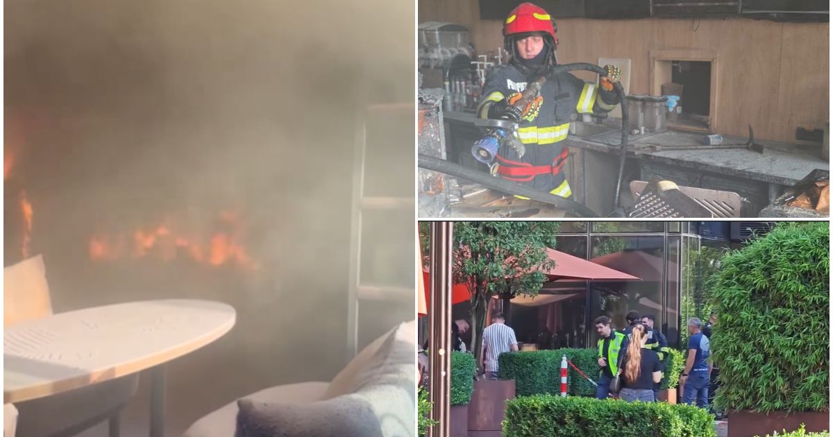 Incendiu la o cafenea din Iași. Pompierii intervin: aproximativ 50 de ...