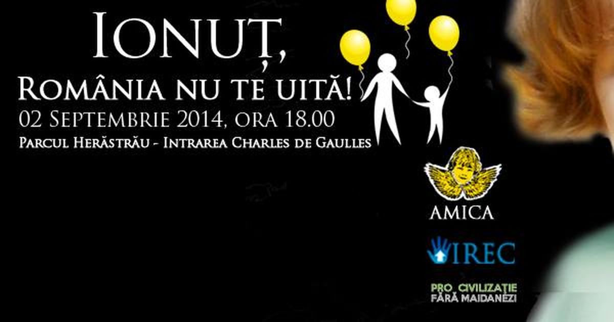 Parintii lui Ionut Anghel pregatesc un miting pentru memoria baiatului ...