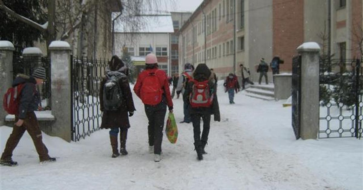 Elevii din Bucuresti nu vor merge maine la scoala! Vezi unde au mai ...