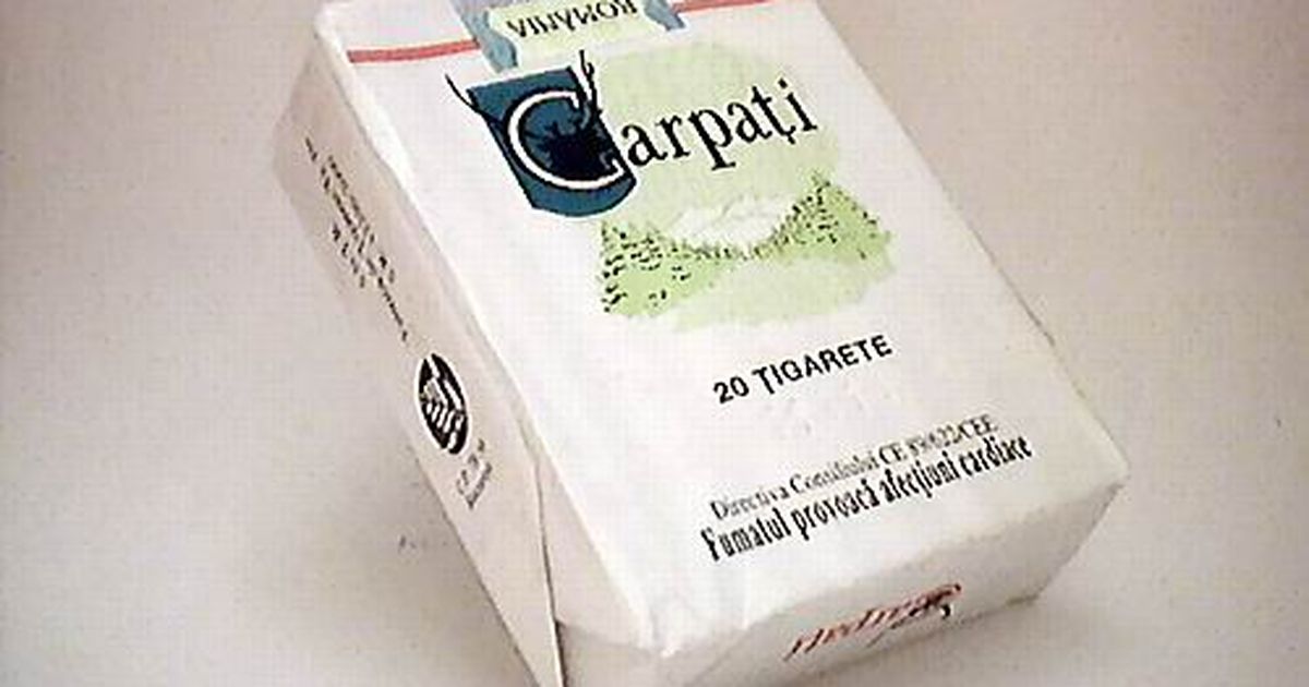 Care e povestea legendarului pachet de tigari Carpati! Motivul pentru ...