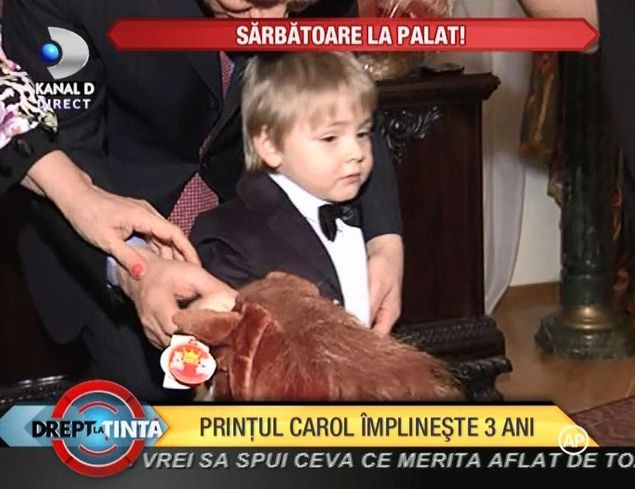 Printul Carol a implinit trei ani! Uite ce cadouri a primit de la nasa ...
