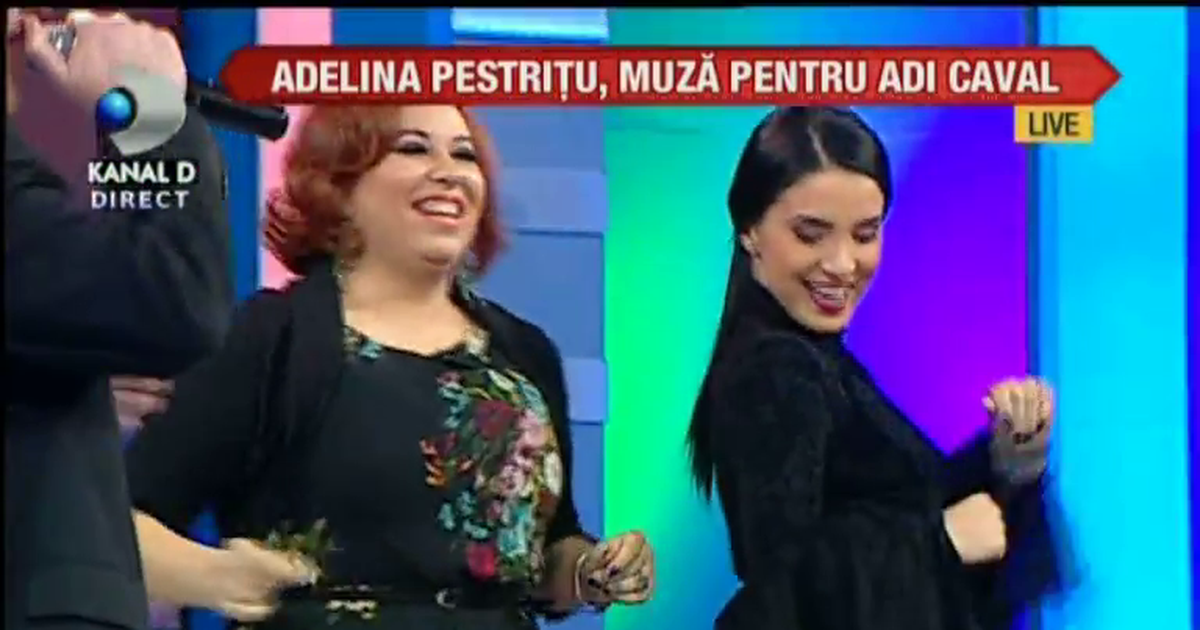 Adelina Pestritu a primit cadou o...manea! Uite cum se unduieste pe ...
