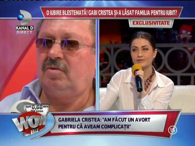 Tatal Gabrielei Cristea continua razboiul: "Sotul ei o bate, nu e om de afaceri, e vai de capul ...