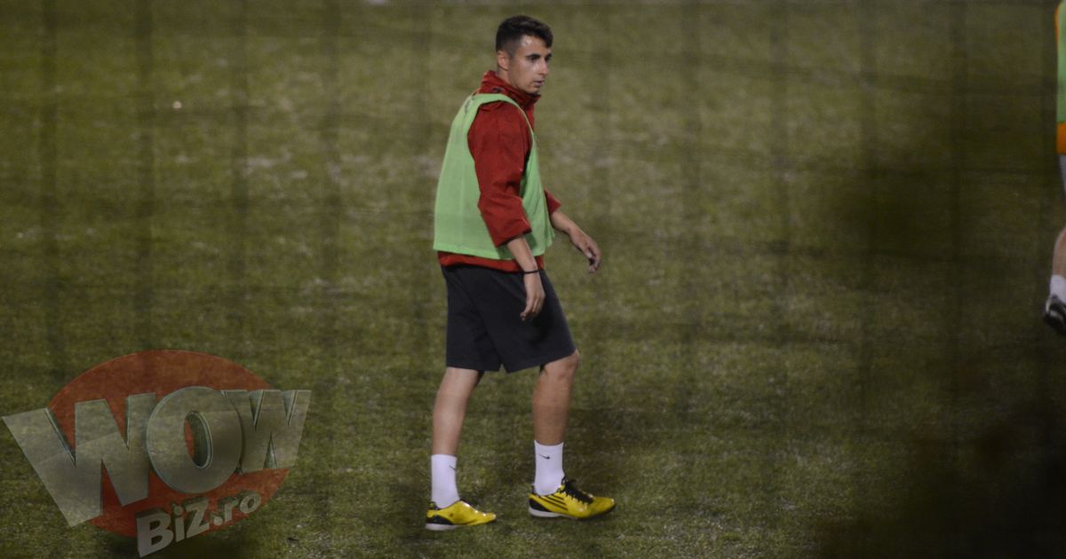 Alin Cocos a vrut sa isi aduca aminte de zilele de glorie de pe teren ...