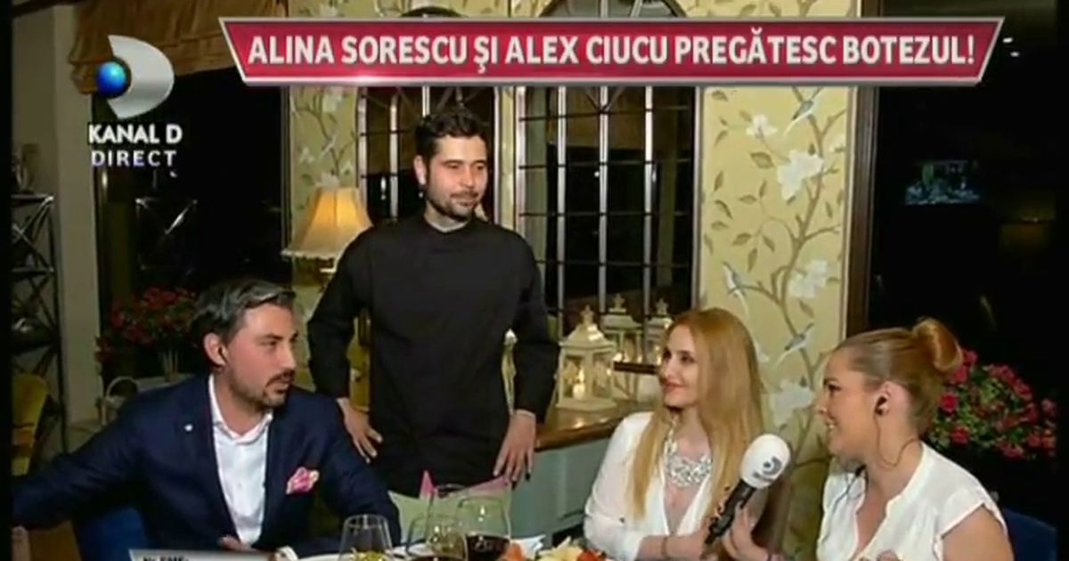 VIDEO Uite ce meniu bogat vor avea Alina Sorescu si Alex Ciucu la botez ...