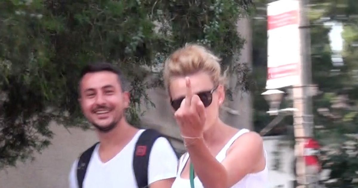 VIDEO EXCLUSIV! Iubita lui Ducu Ion, fostul sot al Dianei Dumitrescu, gest ORIBIL in mijlocul ...