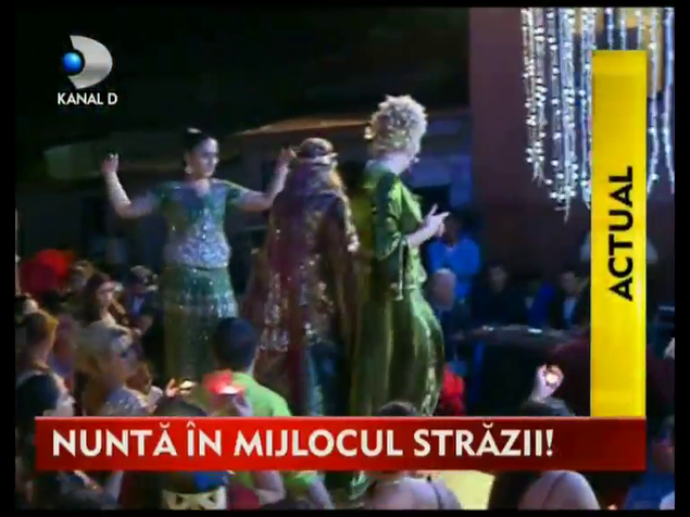 VIDEO Imagini fabuloase de la o nunta de tigani! Vecinii au chemat ...