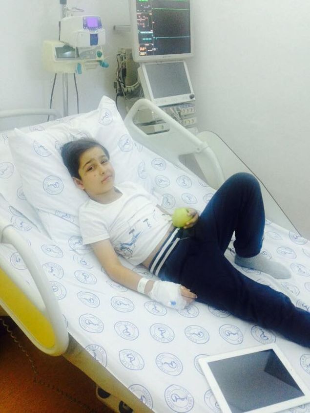 Edan, fiul Vicai Blochina si a lui Victor Piturca, a ajuns pe patul de ...