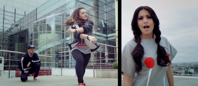 Betty Salam schimba zeci de tinute in cel mai recent clip al sau ...