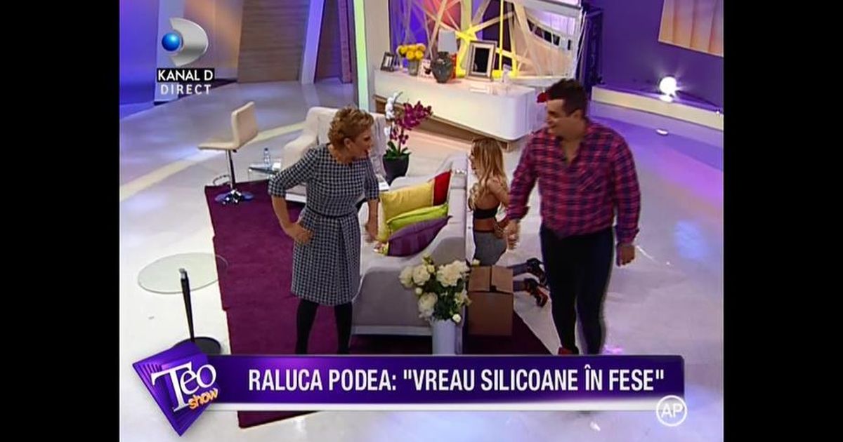 VIDEO Raluca Podea s-a ascuns dupa canapea si si-a bagat asta in ...