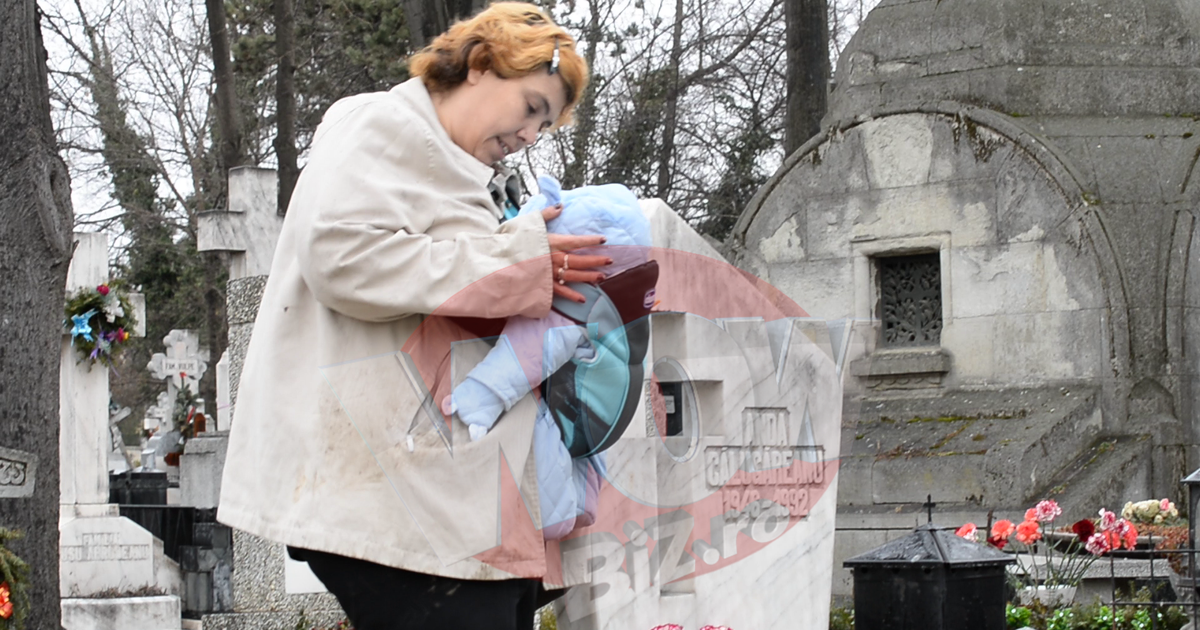 VIDEO EXCLUSIV! Momente halucinante! Ioana Tufaru a plans la mormantul ...