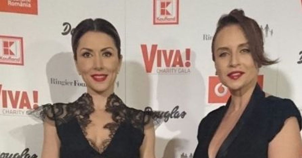 Ce eleganta a fost Carmen Bruma, imbracata in dantela neagra, la o gala ...