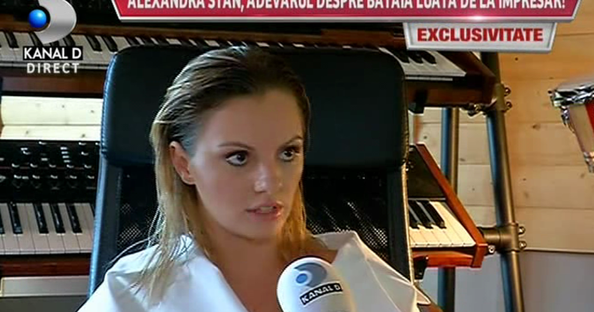 VIDEO Alexandra Stan a vorbit deschis despre episodul in care a fost ...