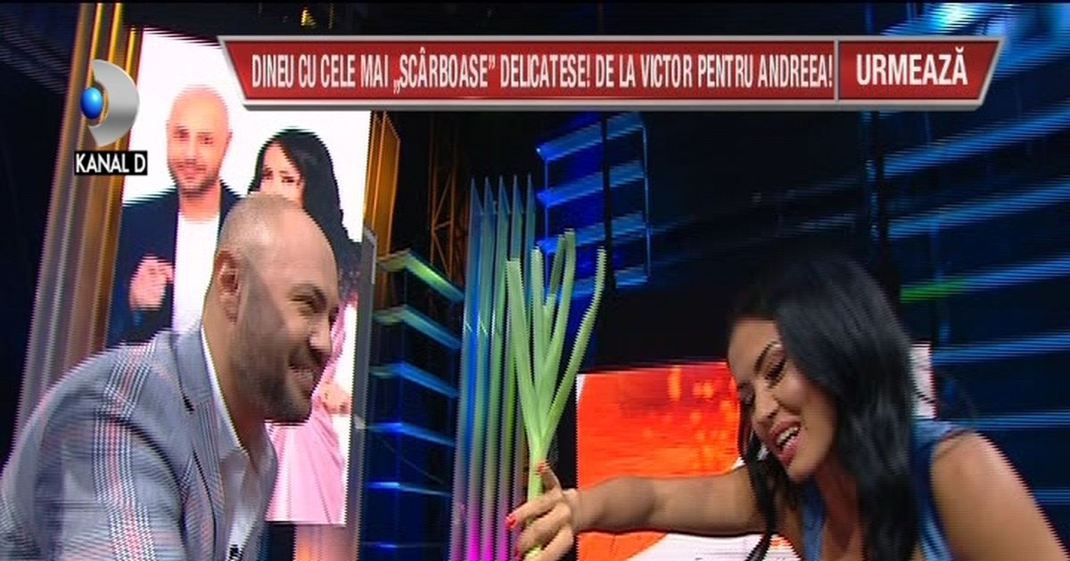 Ce cadou a primit Andreea Mantea de ziua ei de la Mihai Mitoseru, colegul de la emisiunea “Se ...