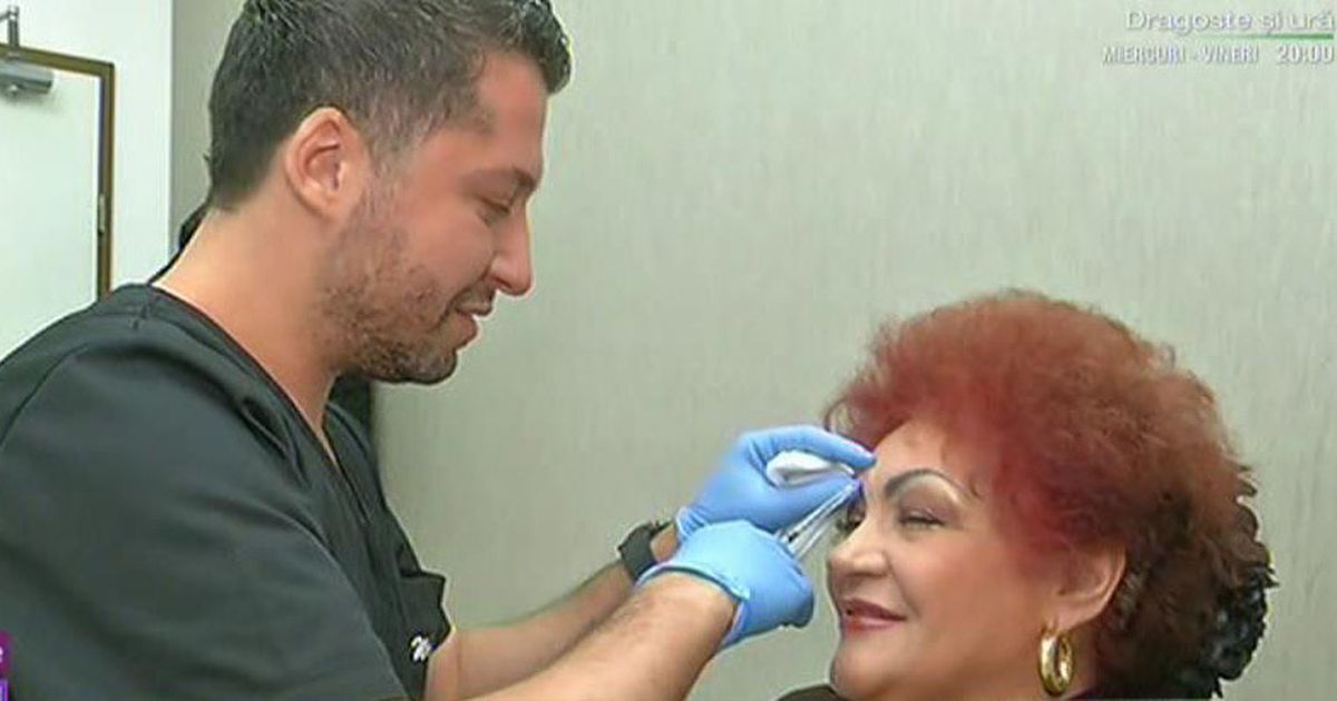 Elena Merisoreanu, injectii cu botox si acid hialuronic in fata! Totul ...