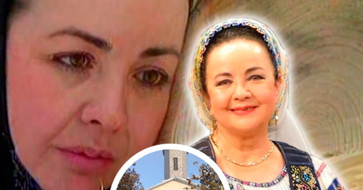 Floarea Calota a fost pictata in biserica in chip de Maica Domnului ...