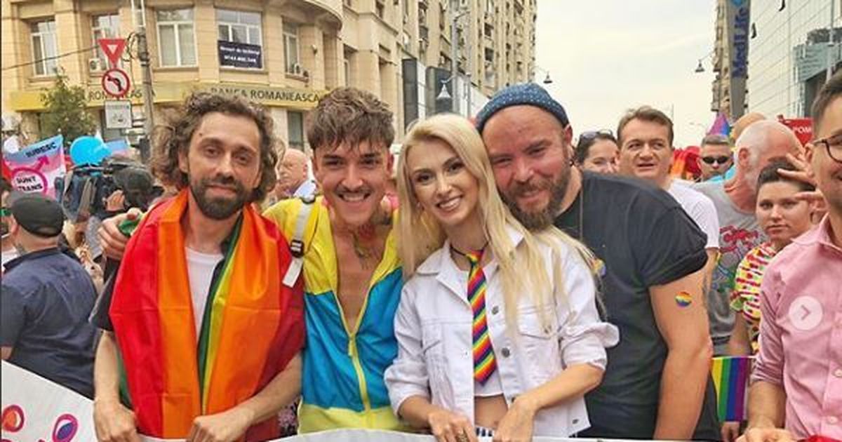 Andreea Balan si Emil Renghe "Romanii au talent", show la parada gay ...