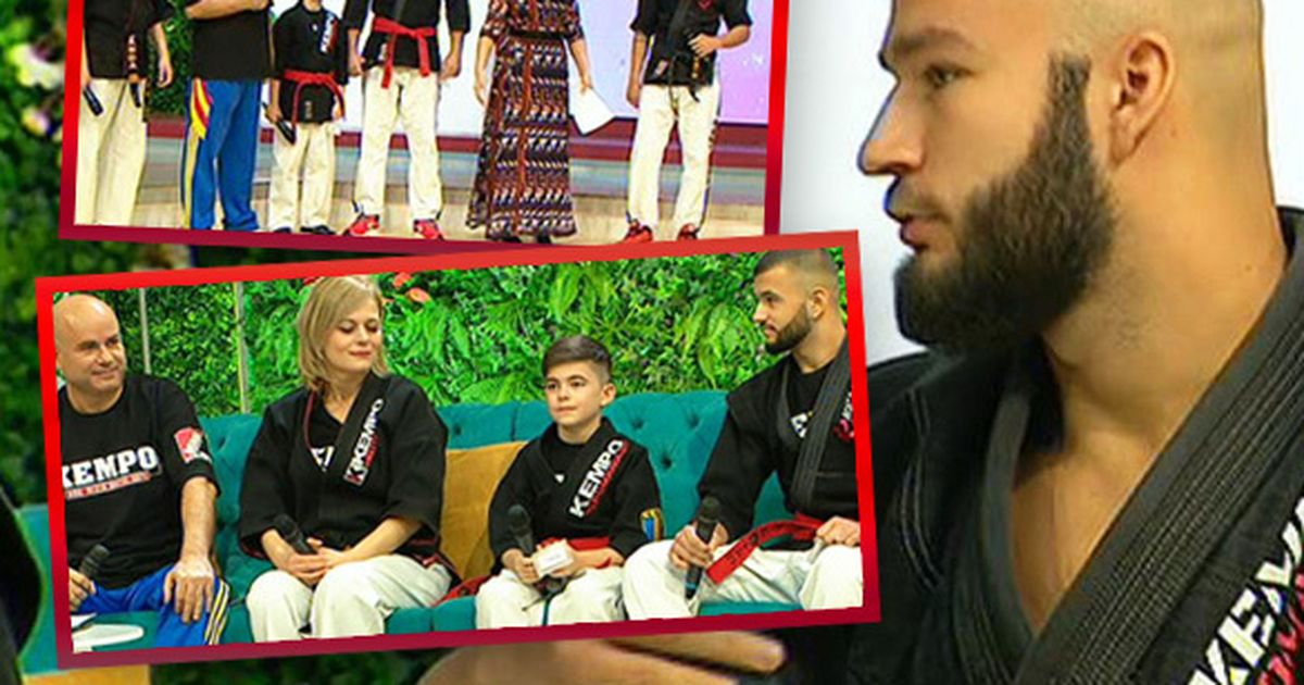 Yamato Zaharia, cu toată familia la Teo Show! Toţi fac kempo - WOWBiz
